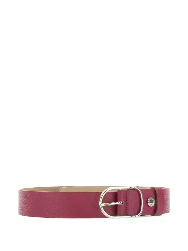 GIANNI CHIARINI Pebbled Leather Belt - Pink