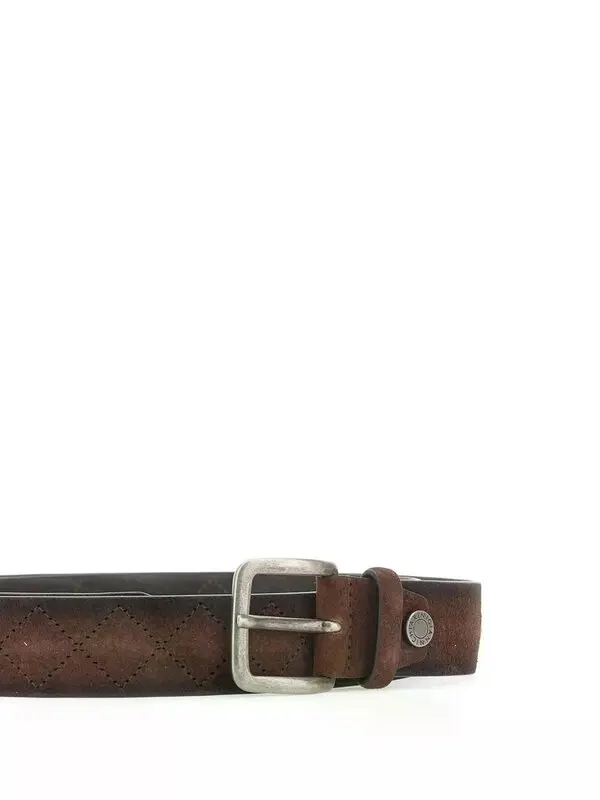GIANNI CHIARINI Quilted Suede Belt
