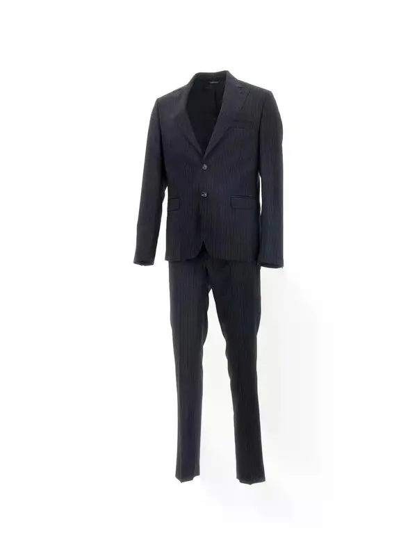 UNGARO Pinstripe-pattern Suit - Blue