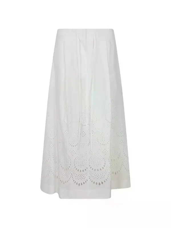 P.a.r.o.s.h Eyelet A-line Skirt