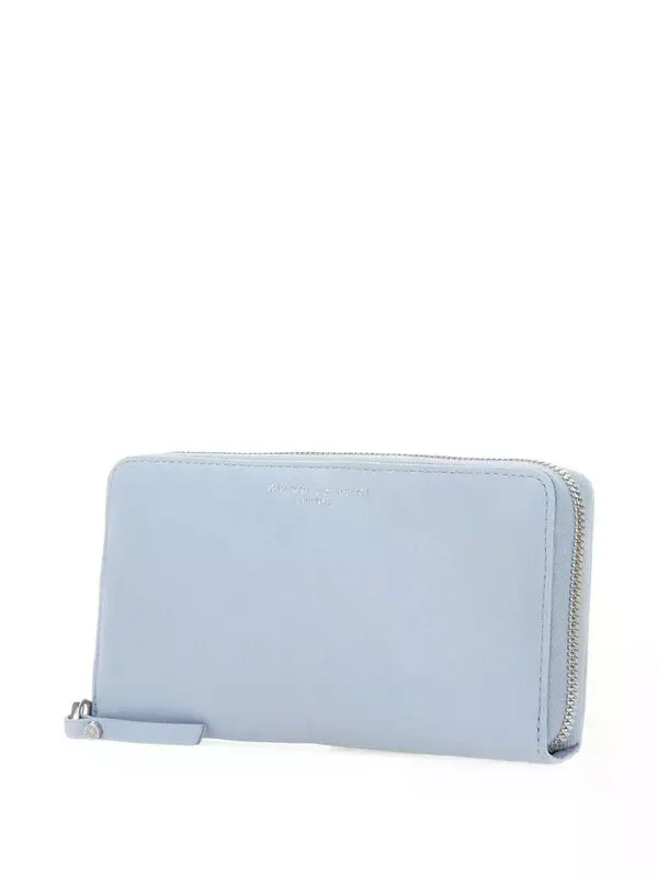 GIANNI CHIARINI Grain Zip Leather Wallet