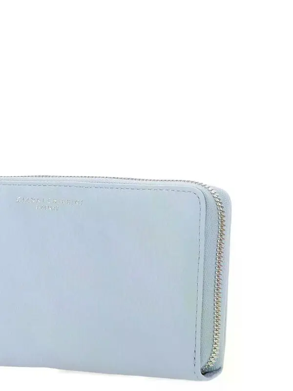 GIANNI CHIARINI Grain Zip Leather Wallet