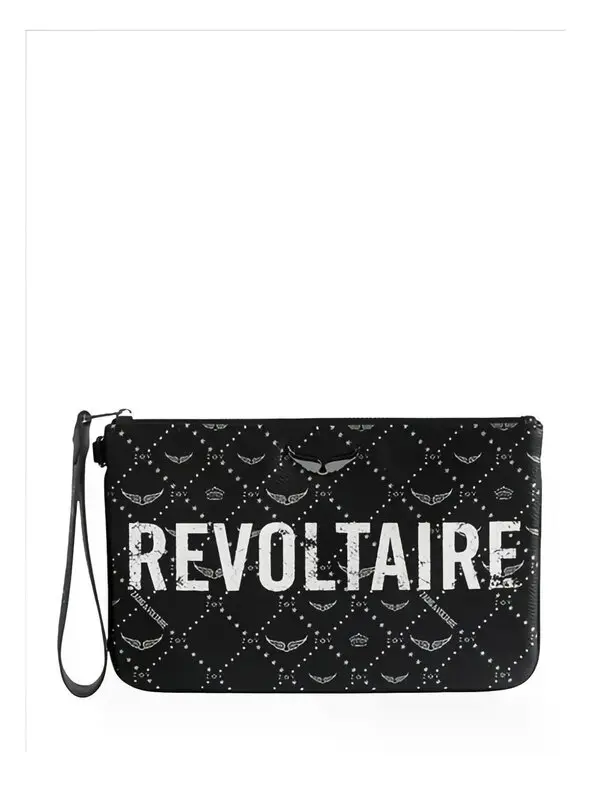 Zadig&Voltaire Star Print Pouch - Black