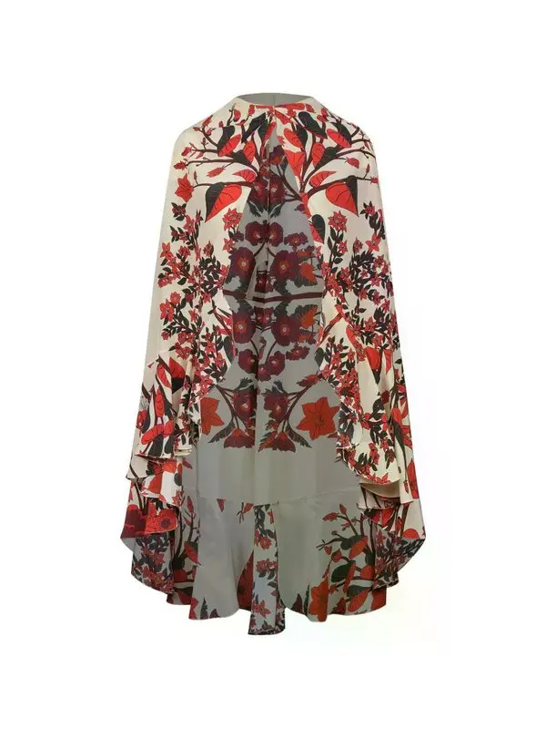 Johanna Ortiz Dream Orchard Floral-pattern Cape