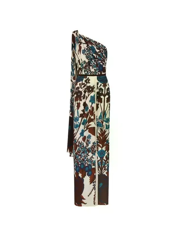 Johanna Ortiz Royal Garden Midi Dress - Neutrals