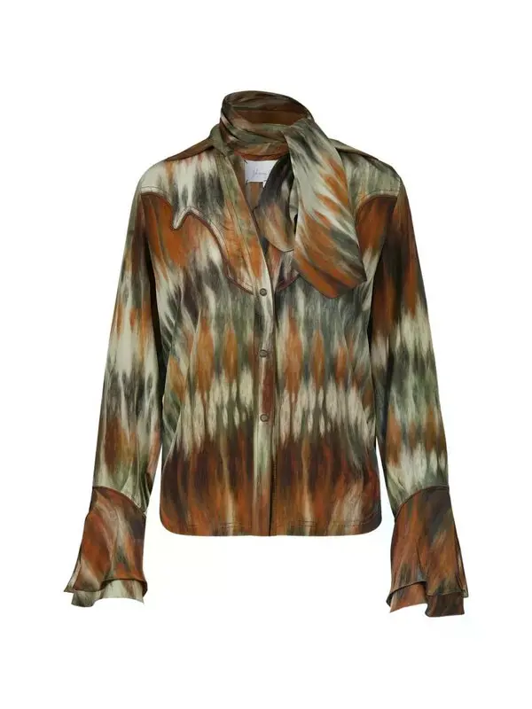 Johanna Ortiz Cabalgando Abstract-pattern Shirt - Brown