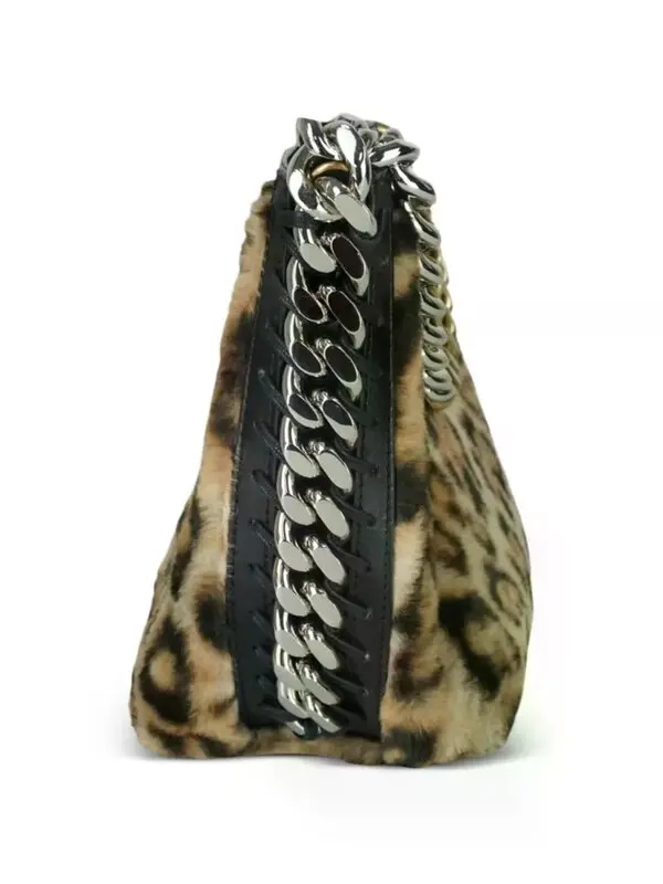 Stella McCartney Frayme Leopard-print Bucket Bag