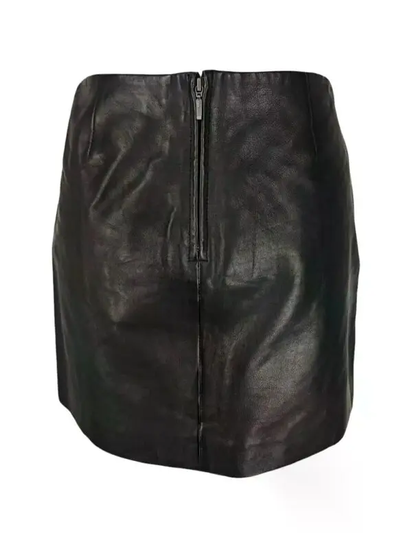 Sézane Leather Mini Skirt