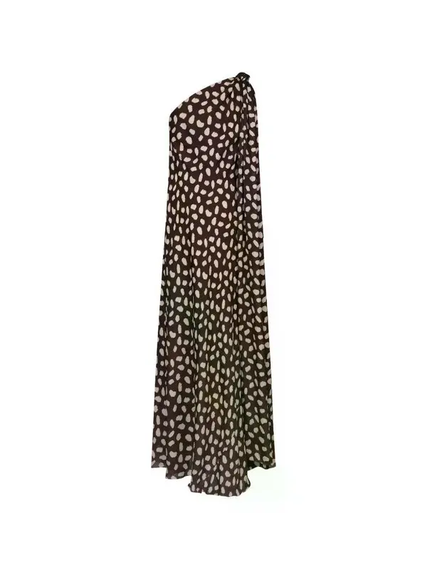 Johanna Ortiz Printed Maxi Dress - Brown