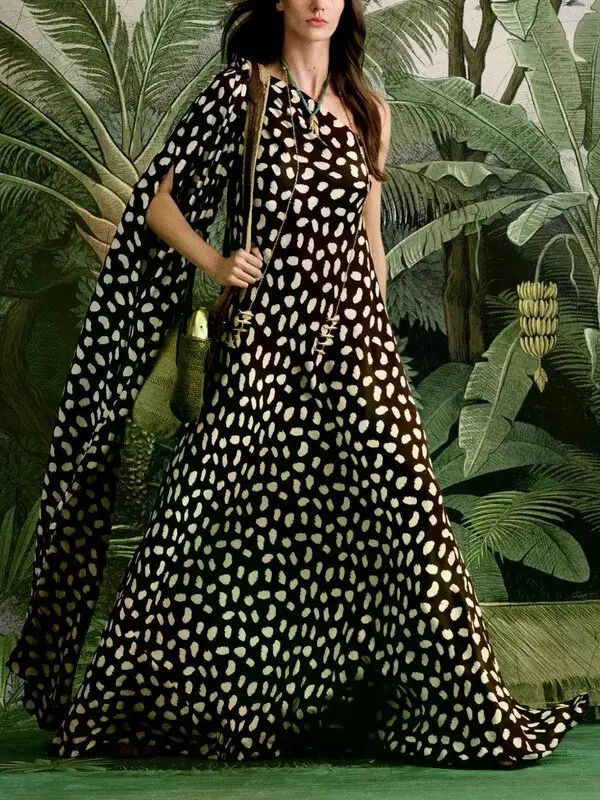 Johanna Ortiz Printed Maxi Dress - Brown | Editorialist