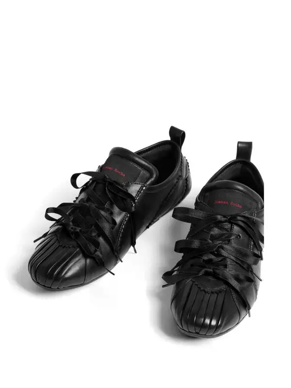 Simone Rocha Ballerina Leather Sneakers
