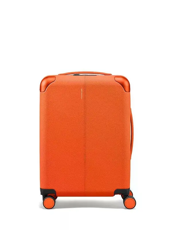 MAISON DE SABRE Leather Carry-on Suitcase - Orange
