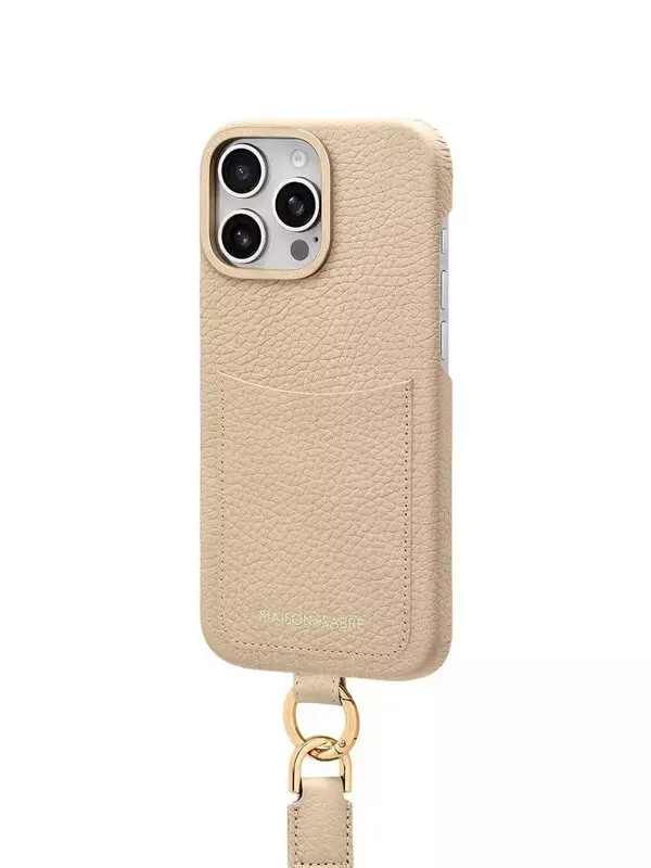 MAISON DE SABRE Sling Leather Iphone 16 Pro Phone Case