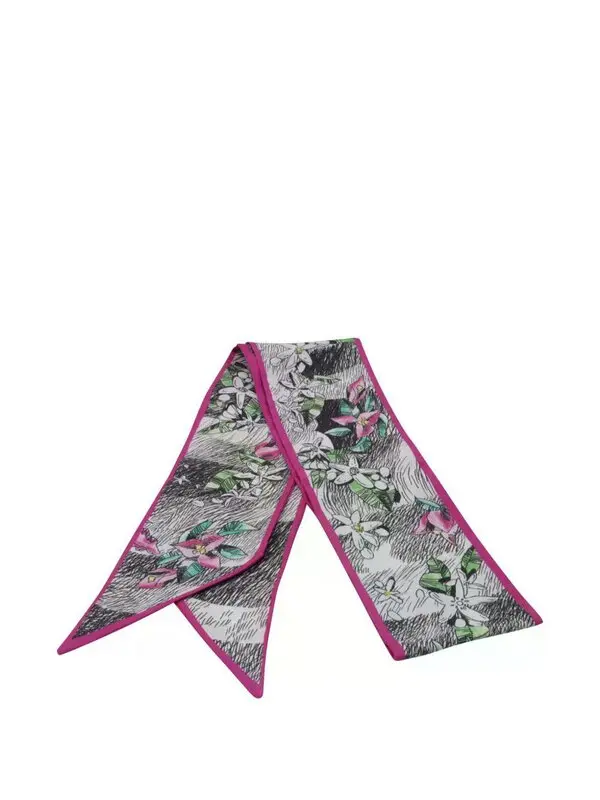 FERRAGAMO Floral-print Scarf