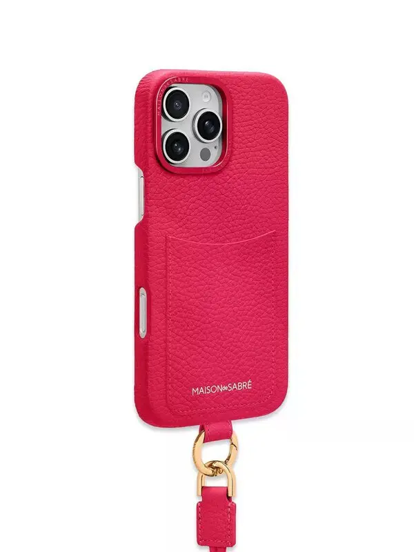 MAISON DE SABRE Sling Leather Iphone 16 Pro Max Phone Case