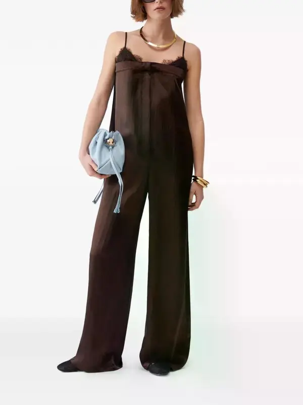 Liu Jo Lace Trim Jumpsuit