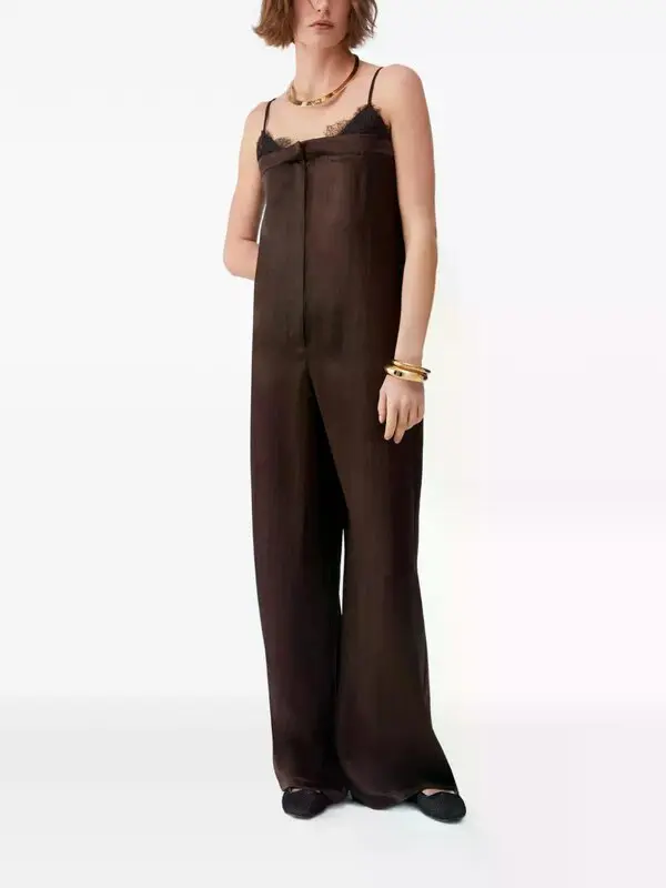 Liu Jo Lace Trim Jumpsuit