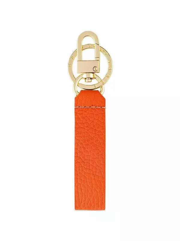 MAISON DE SABRE Upcycled Leather Keychain - Orange