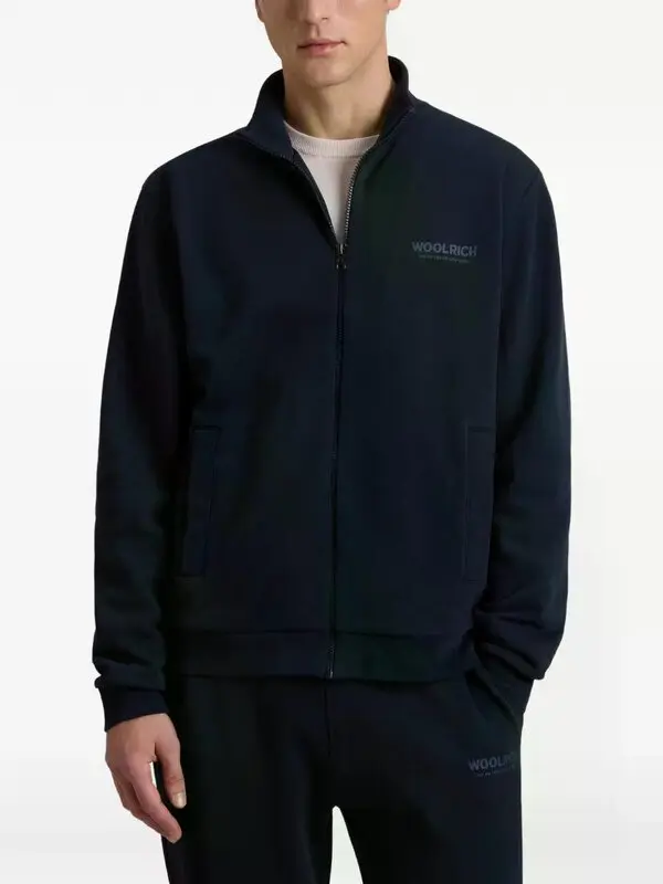 Woolrich Full-zip Logo Sweatshirt