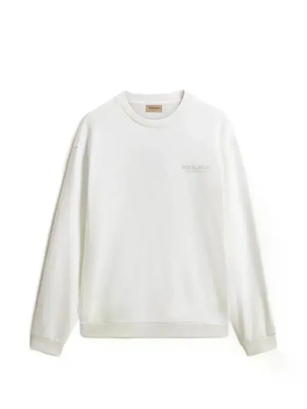 Woolrich Ribbed Logo Sweatshirt - White