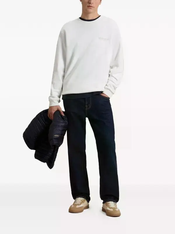 Woolrich Ribbed Logo Sweatshirt - White