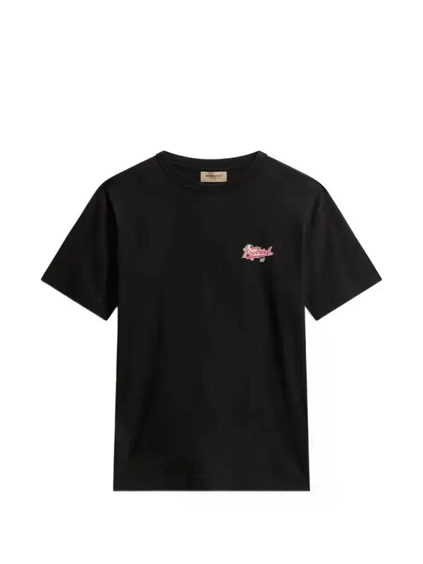 Woolrich Logo Crew-neck T-shirt - Black