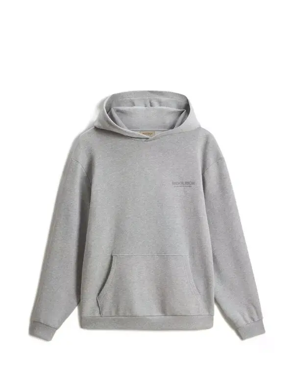 Woolrich Logo-detail Hoodie - Grey