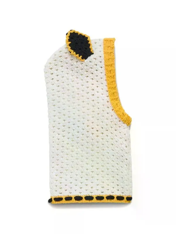 Marni Colour-block Crochet Balaclava