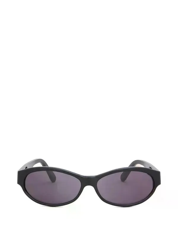Marni Ozound Slim Oval Sunglasses - Black