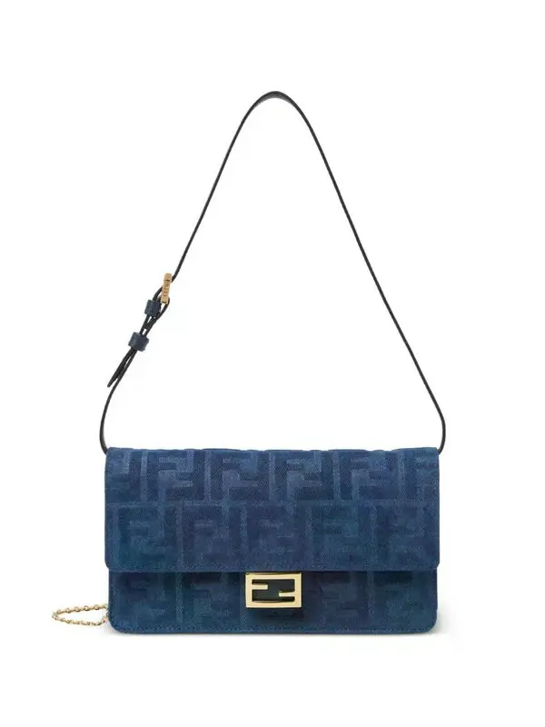 Fendi Baguette Wallet-on-chain - Blue