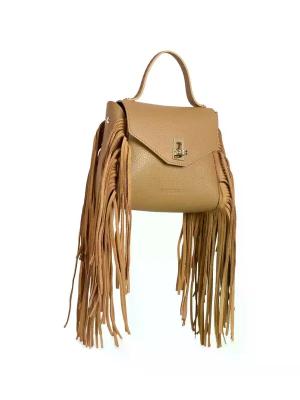 VISONA` Mini Quercia Top-handle Bag With Fringe