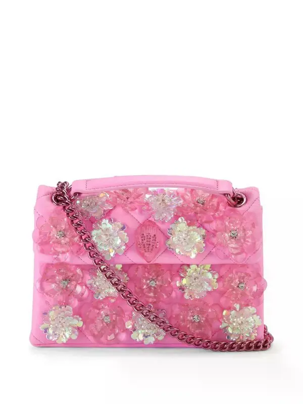 Kurt Geiger Medium Kensington Quilted Shoulder Bag - Pink