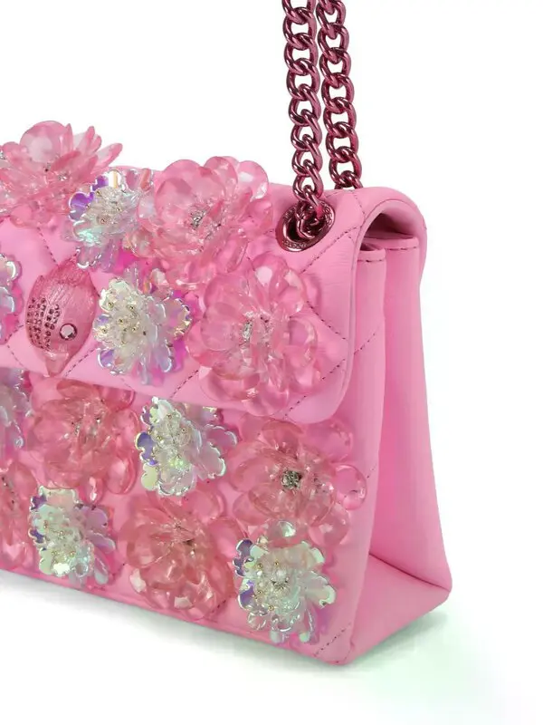 Kurt Geiger Medium Kensington Quilted Shoulder Bag - Pink