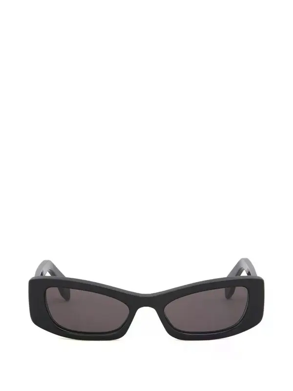 Marni Nyami Rectangular Butterfly Sunglasses - Black