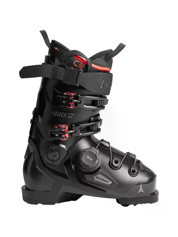 ATOMIC Hawx Ultra 130 S Boa Buckle Strap Ski Boots - Black