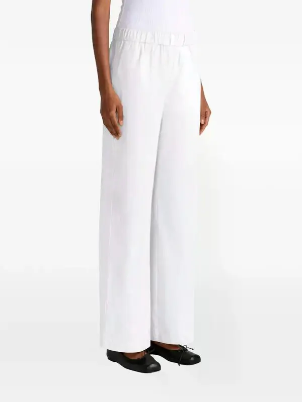 Liviana Conti Elasticated-waistband Trousers - White