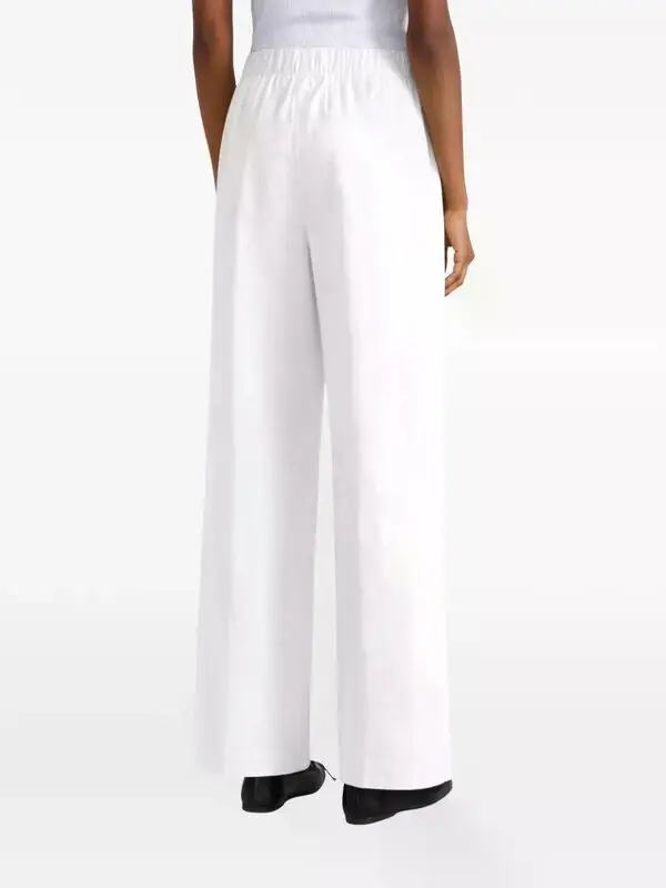 Liviana Conti Elasticated-waistband Trousers - White