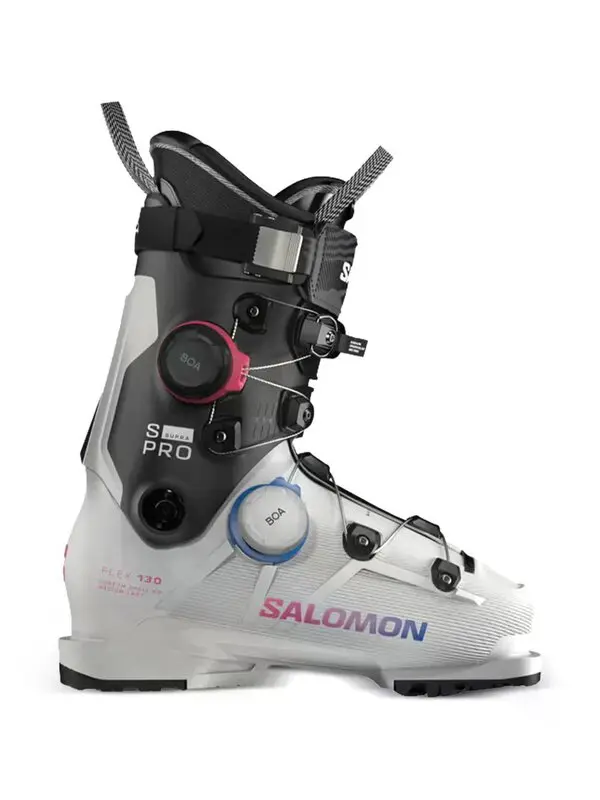 SALOMON S Pro Supa Dual Boa 130 Ski Boots - White