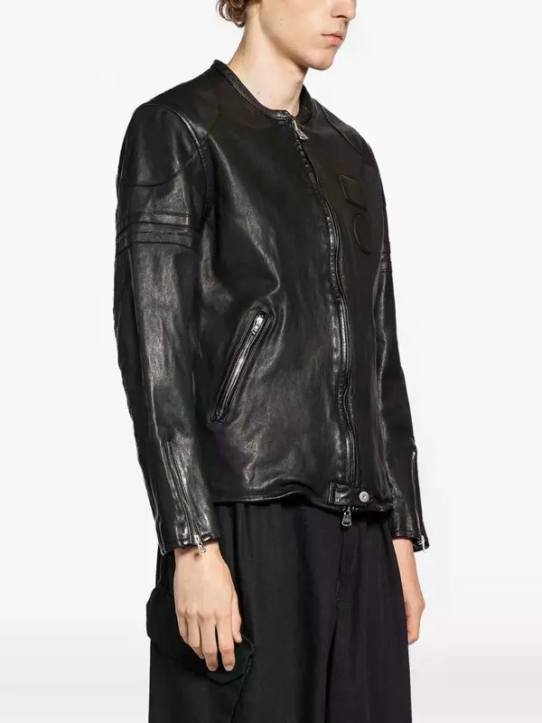 Yohji Yamamoto Zip Leather Jacket