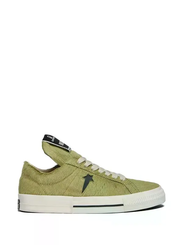Rick Owens X Converse Onestr Star-appliquéd Sneakers - Green