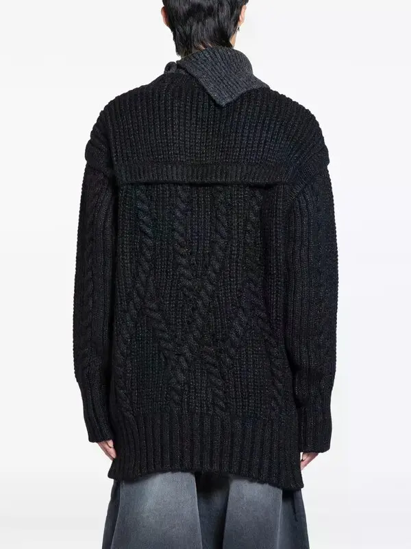 Simone Rocha Contrast High-neck Knit Jumper