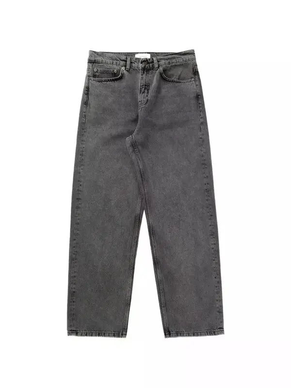 LES DEUX Belt-loop Straight Jeans - Grey