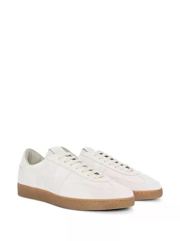 MSGM Retro Logo-appliqué Sneakers - Neutrals