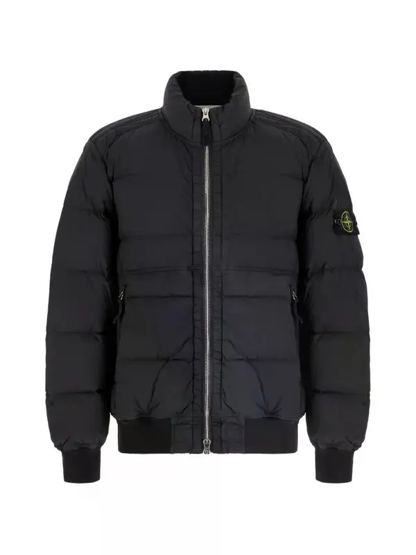 Stone Island Stretch Down Jacket - Black