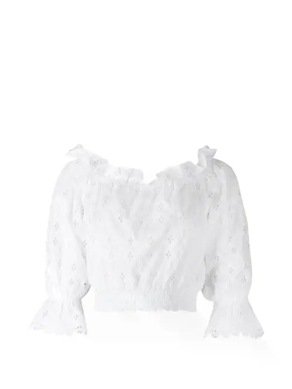 Temptation Positano Ruffled-detail Blouse