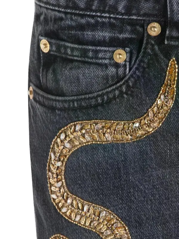 Roberto Cavalli Embellished Jeans