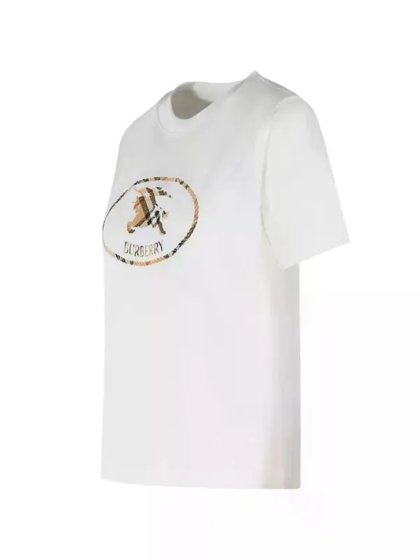 Burberry Knight Stamp Cotton T-shirt