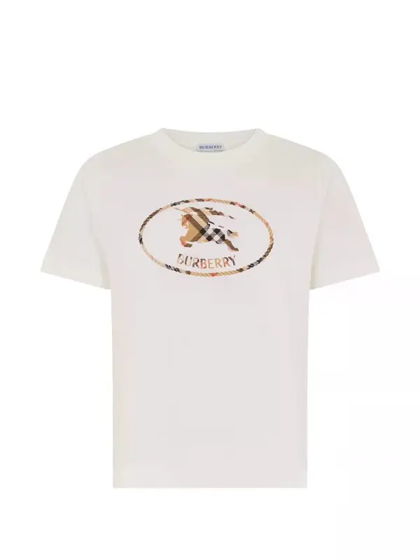 Burberry Logo-print Crewneck T-shirt - White