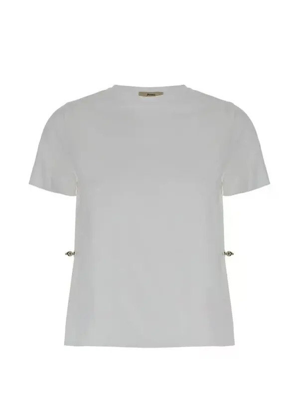 Herno Drawstring-waist T-shirt - White