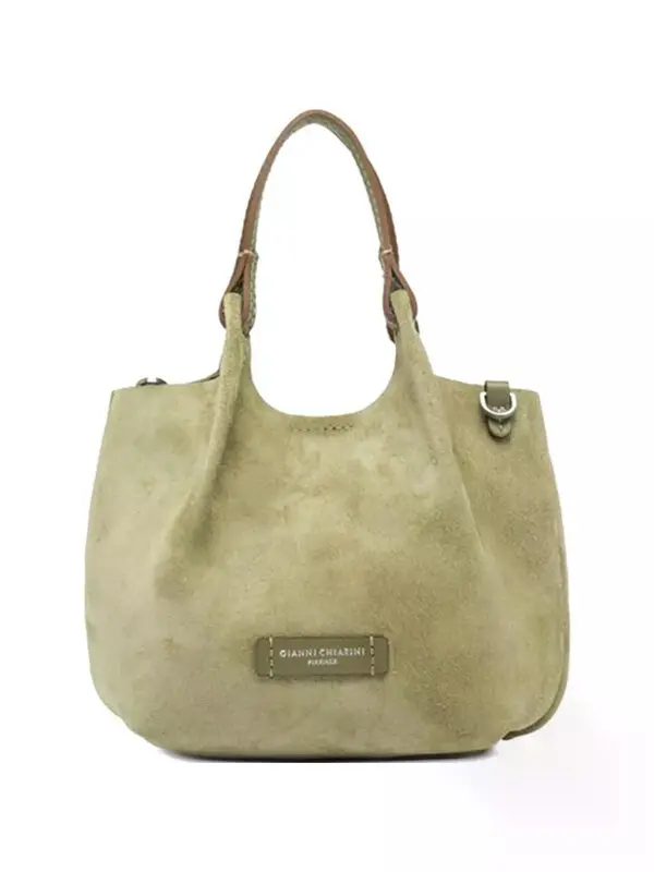 GIANNI CHIARINI Logo-plaque Tote Bag - Green